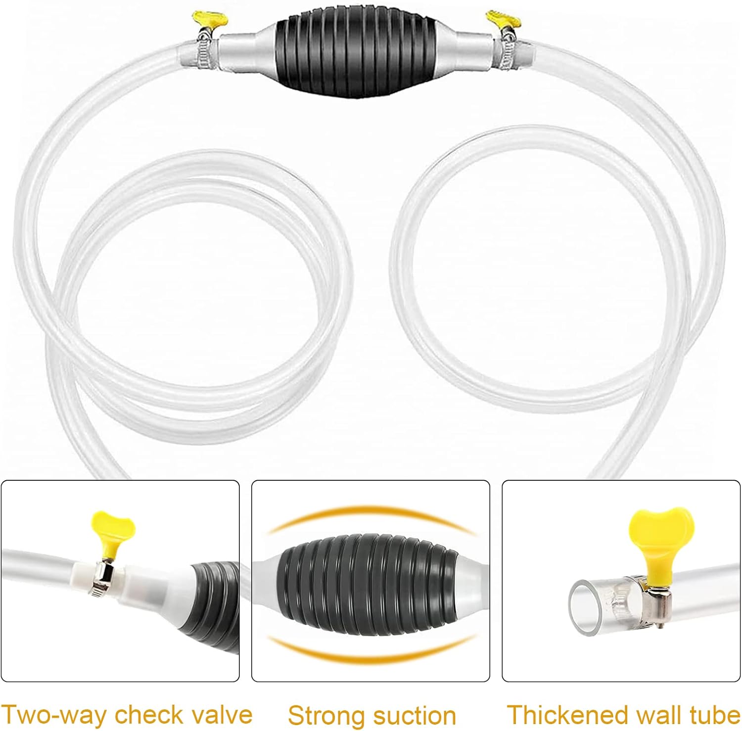 Oil Sucker Pump Manual Car Fuel Tank Suction Hose Oil Pump – HS Supply